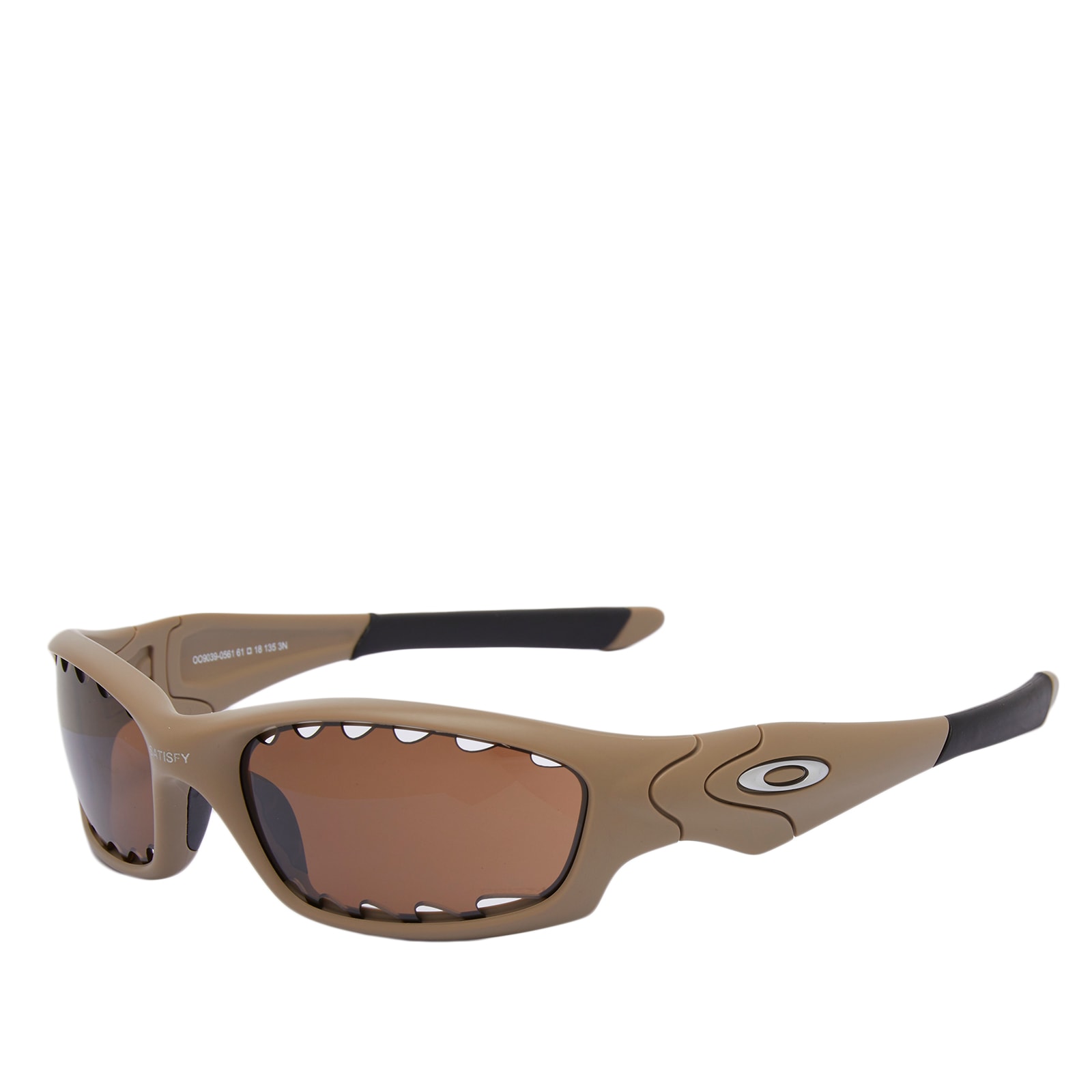 Oakley X Satisfy Running Straight Jacket Sunglasses - Matte